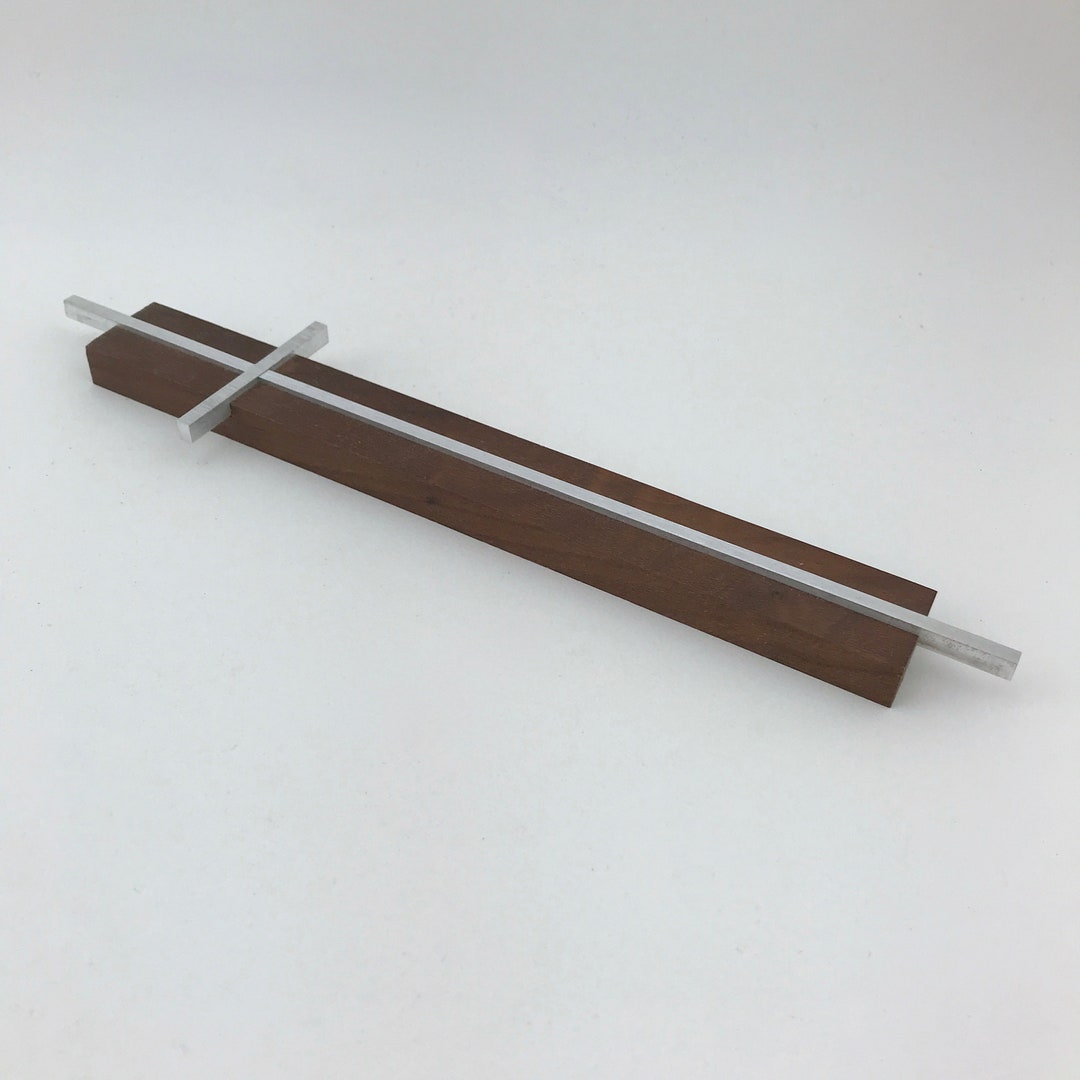 Vintage MCM Small Aluminum Cross, Religious Cross, Wall Hanging Cross ...