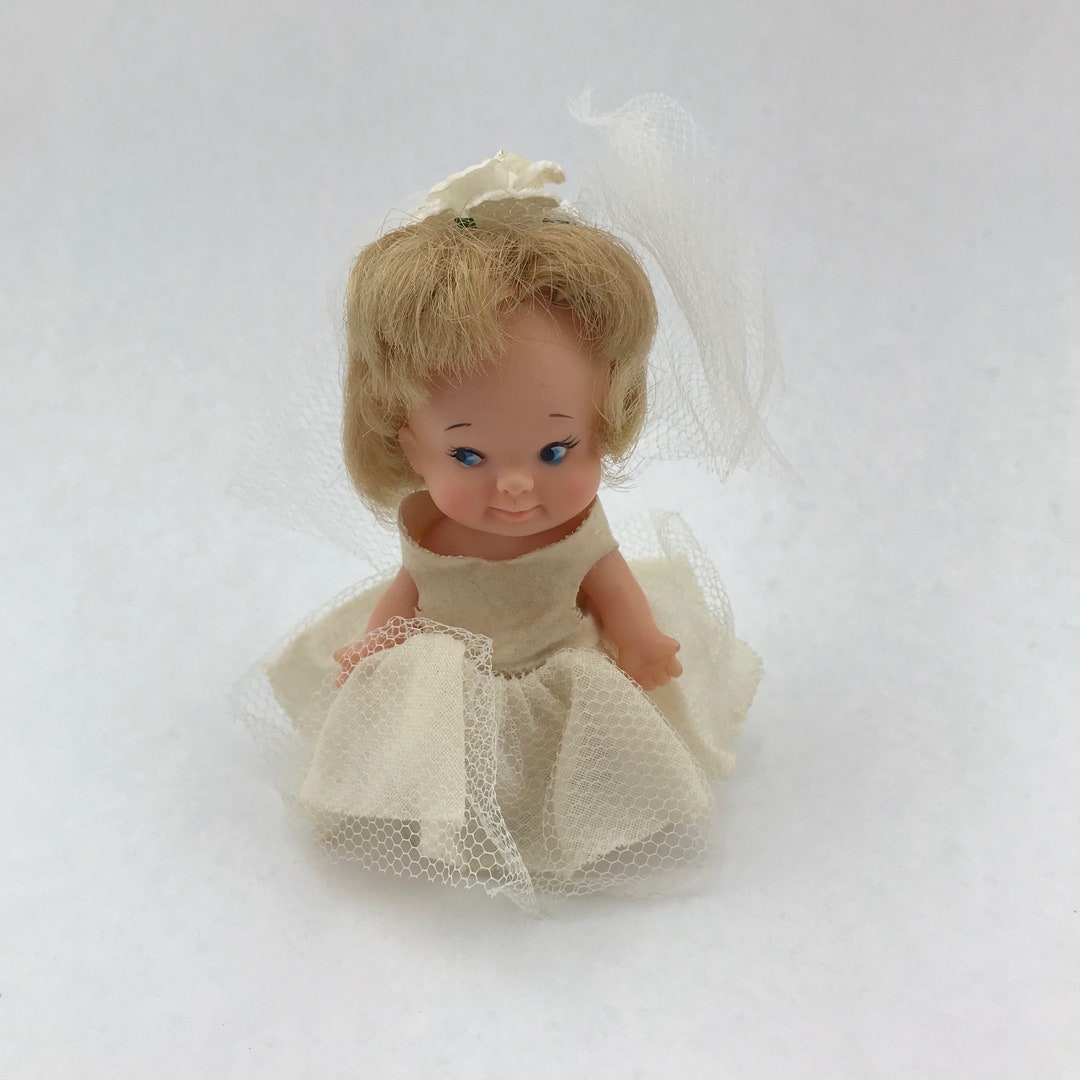 Vintage Peewee Bride, 1965, Blonde Hair Peewee, Peewee Doll, Uneeda ...