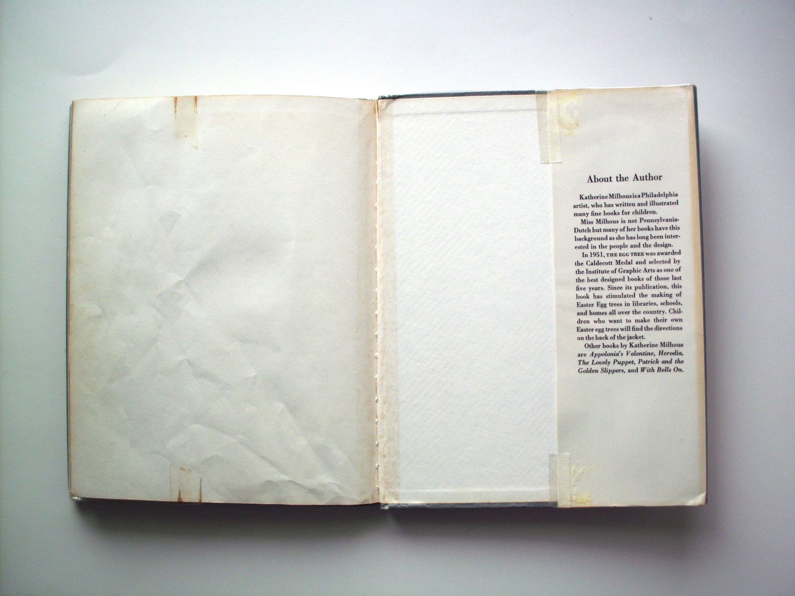 Vintage Hardback Copy of the Egg Tree, Katherine Milhous, 1950, the Egg ...