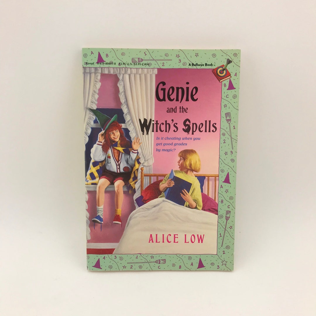 Vintage Paperback Book Genie and the Witch's Spells, Alice Low, 1991 ...