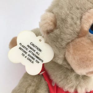 Vintage Russ Plush Monkey With Pacifier, Baby Chee Chee Plush Monkey ...