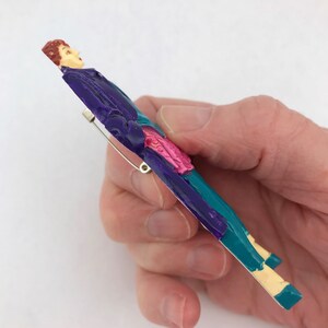 Vintage 1980's Fashion Lady Pin/brooch, Lady Pin - Etsy