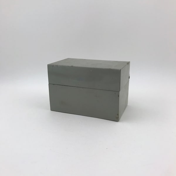 Metal Recipe Box - Etsy