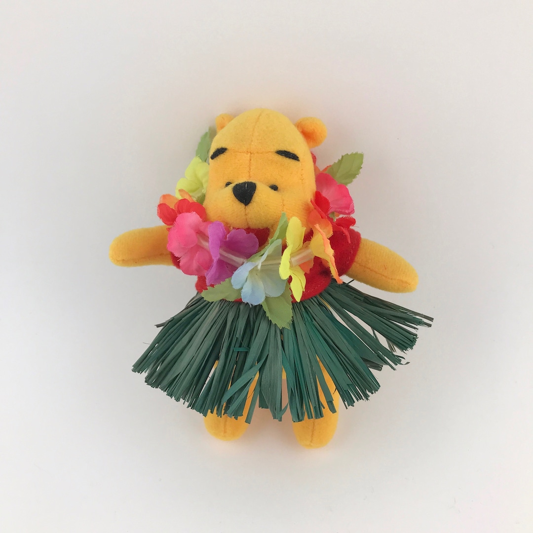 Vintage Small Winnie the Pooh, Applause Winnie the Pooh, Hula Dancer ...
