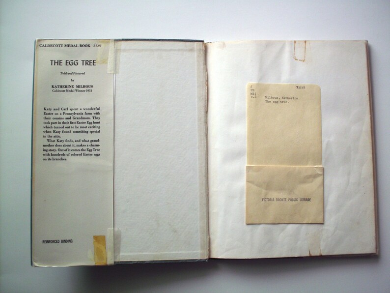 Vintage Hardback Copy of the Egg Tree, Katherine Milhous, 1950, the Egg ...