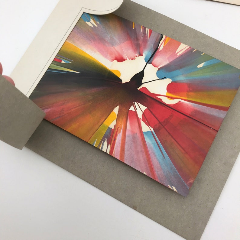 Vintage Group of Four Spin Art Paintings Spin Art Abstract - Etsy