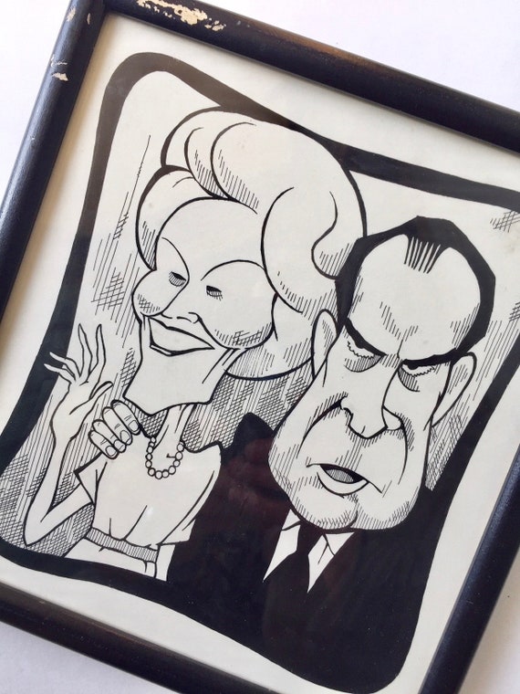 Richard Nixon Caricature