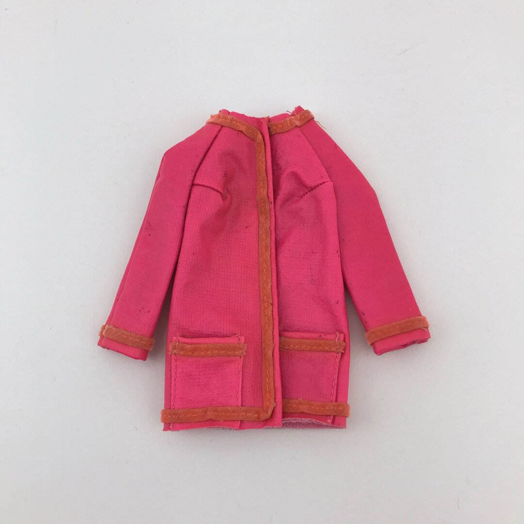 Vintage Barbie Jacket, Sears Action Accents, Pink Barbie Coat, FAIR TO ...
