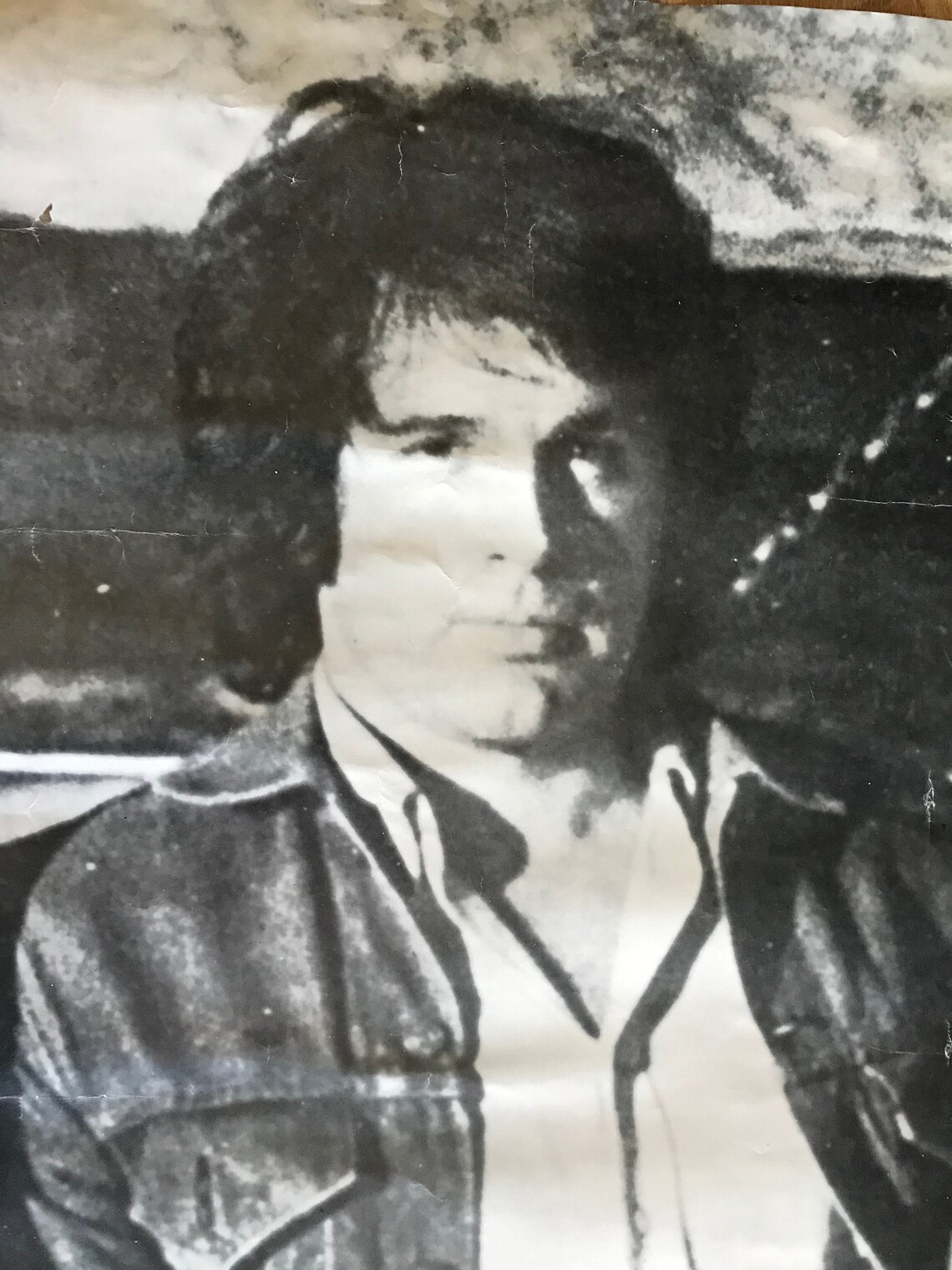 Vintage HUGE Warren Beatty Poster Life Size 6 Foot Poster - Etsy