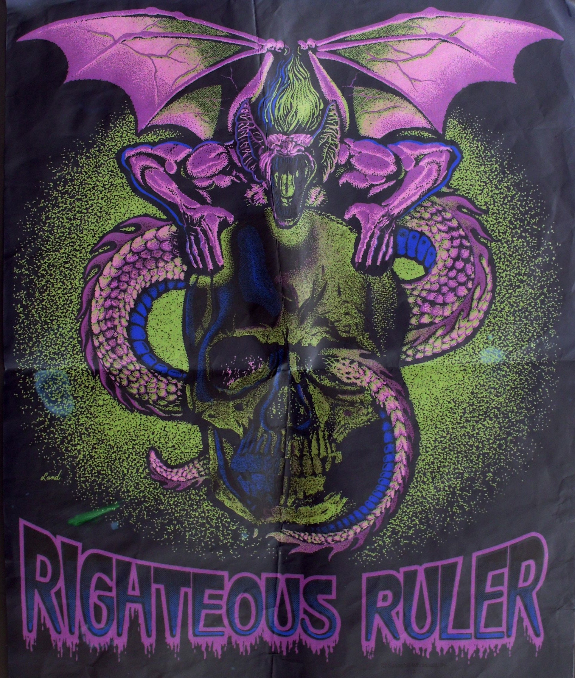 Righteous Ruler Large Vintage T-shirt Iron-on Transfer | Etsy