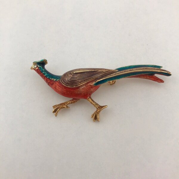 Pheasant Pin - Etsy