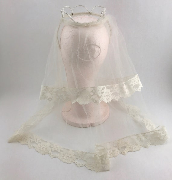 Vintage First Holy Communion Veil, 1960's, First Comm… - Gem