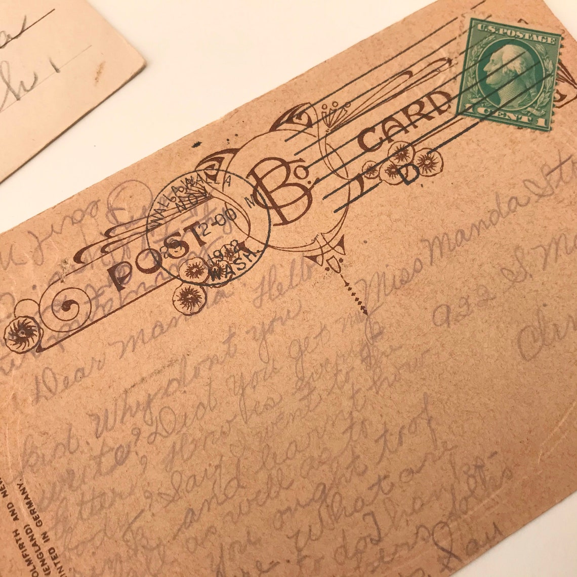 Vintage Pair Of Postcards Bamforth Postcard Series No. 9060 | Etsy