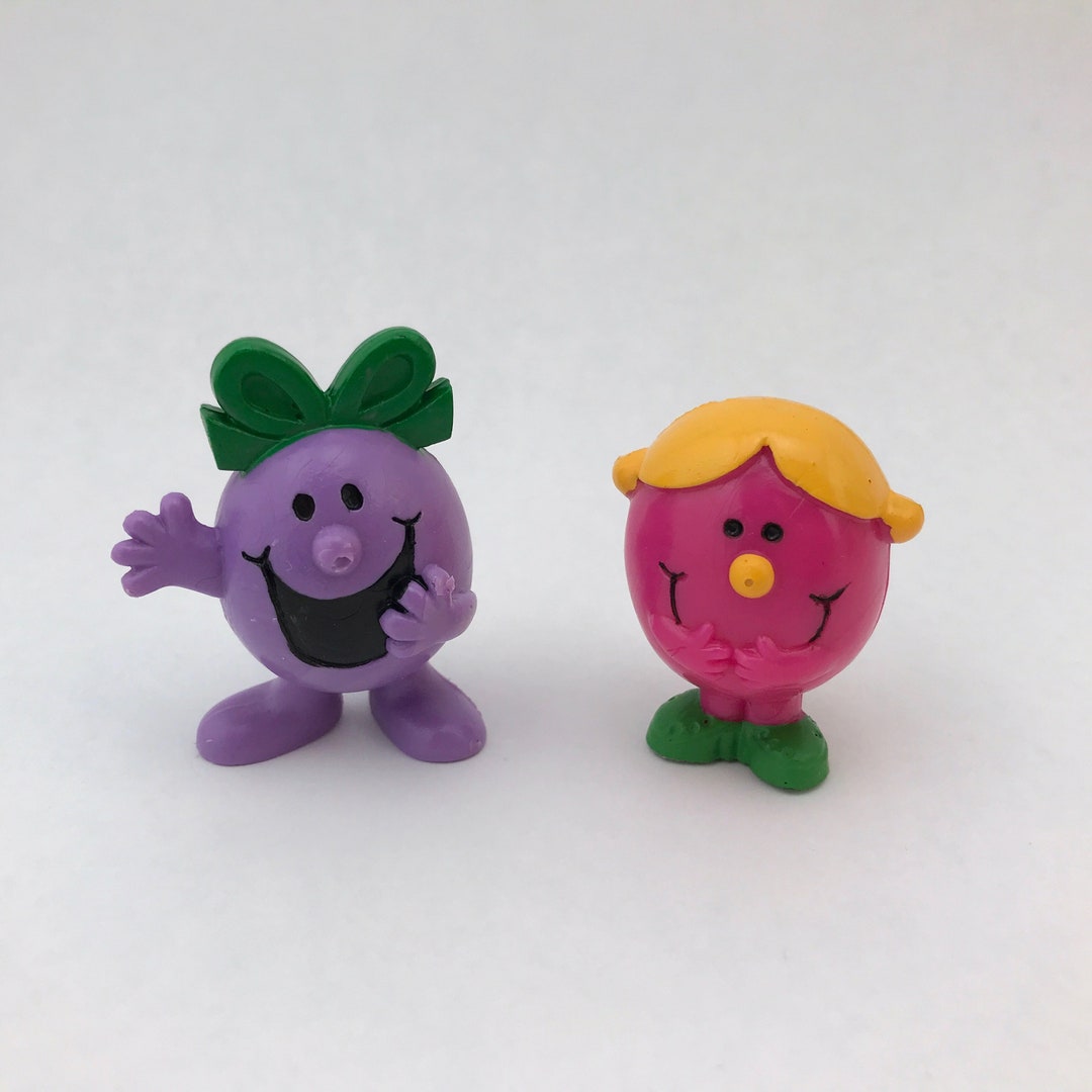 Vintage Pair of Little Miss Figures, Little Miss Naughty Figure, Little ...