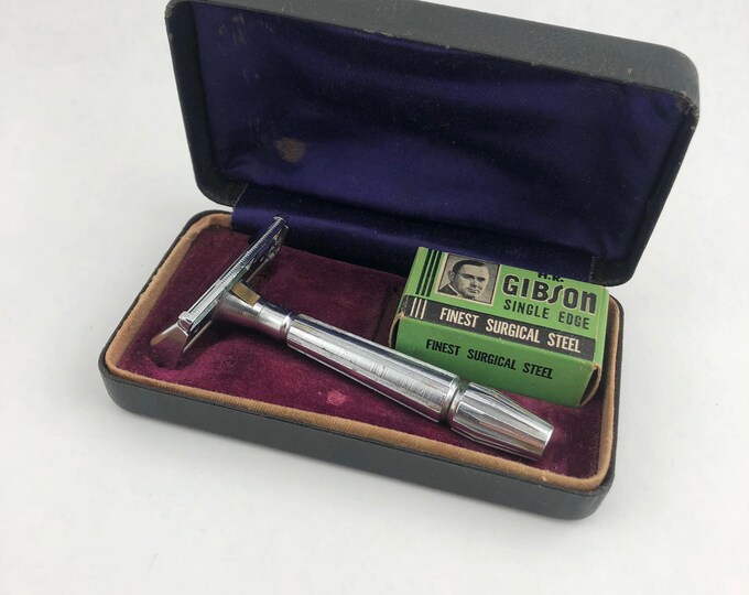 Vintage GEM Micromatic Razor, Bullet Tip, GEM Flying Wing, Single Edge ...