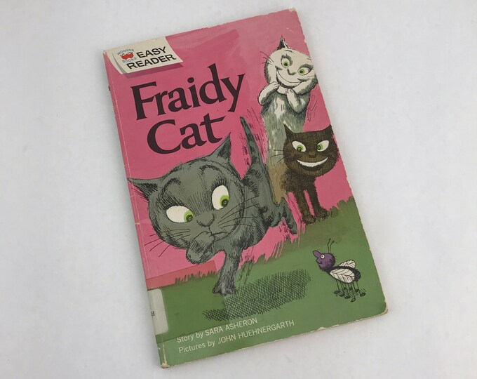 Vintage Wonder Books Easy Reader, Fraidy Cat, Sara Asheron, John ...