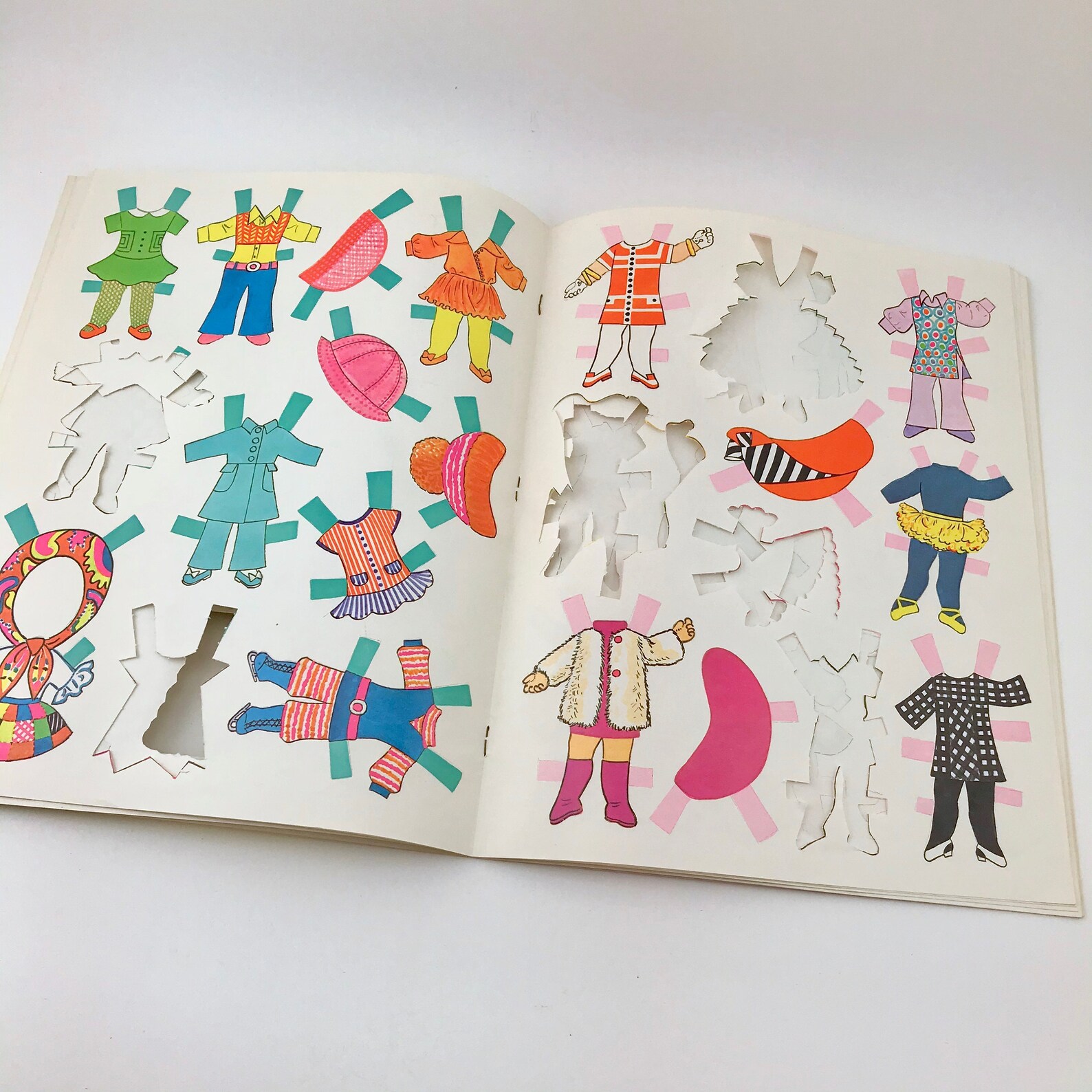 Vintage Whitman Finger Ding Paper Dolls 1971 Remco - Etsy