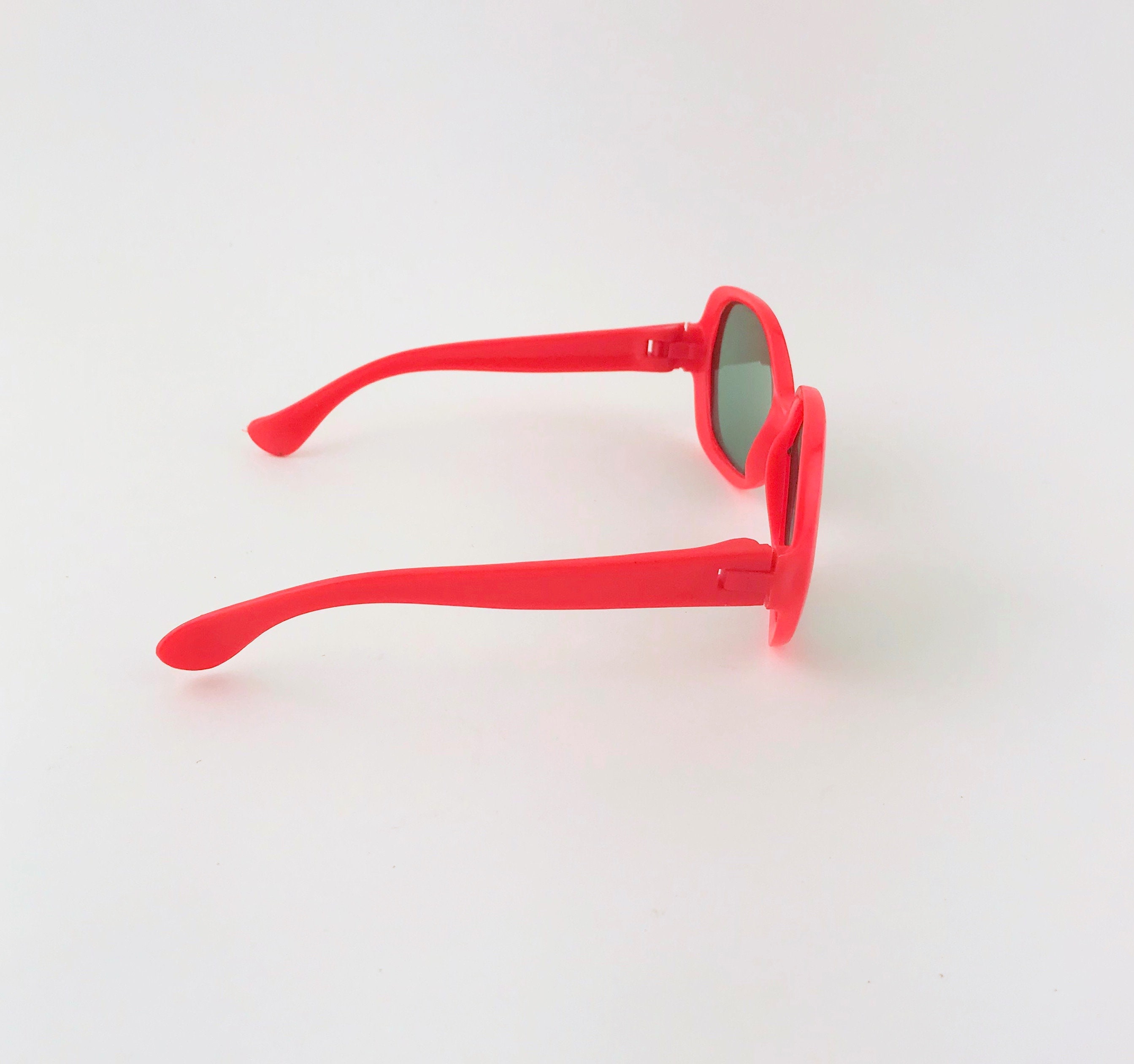 Vintage Children's Red Sunglasses Kid's Sunglasses - Etsy