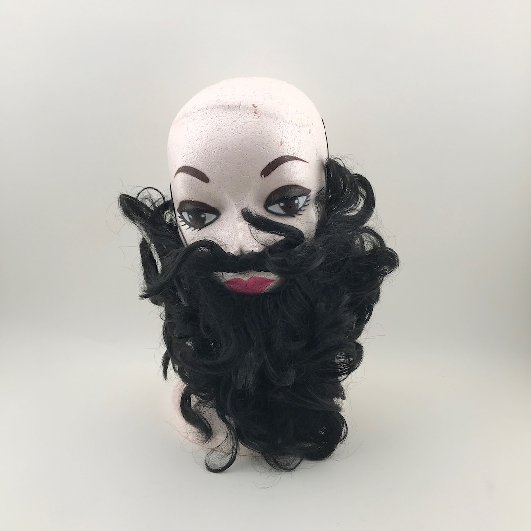 Vintage Halloween Disguise, Fake Beard and Mustache, Mustache/beard ...