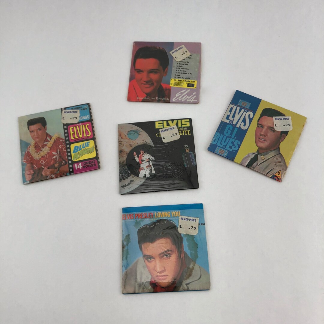 Vintage Lot of 5 Elvis Chu-bops Bubble Gum Record Albums, Two Sealed - Etsy