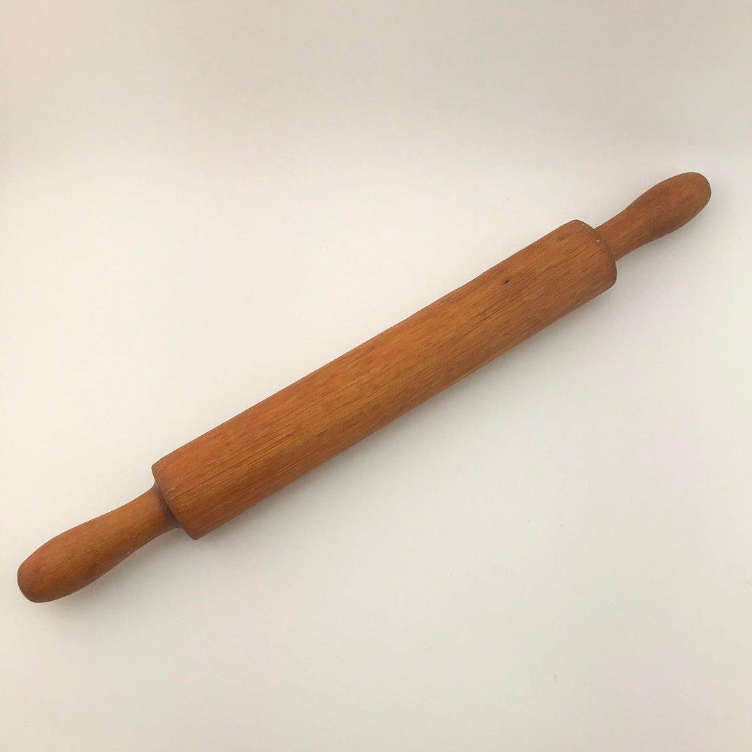 Vintage Rolling Pin, Thin Rolling Pin, Narrow Rolling Pin, Solid ...