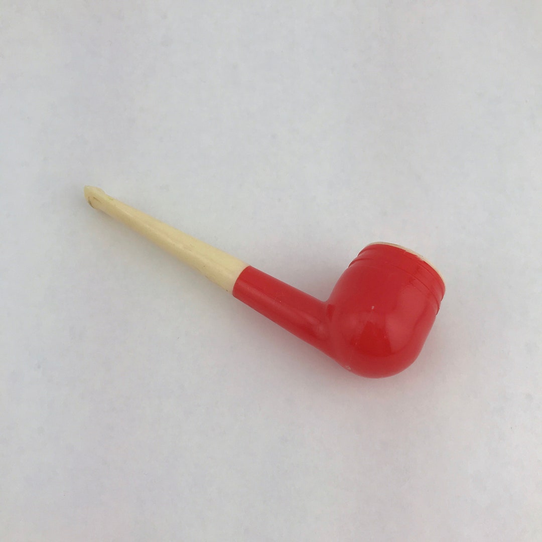 Vintage Red Bubble Pipe, Red Plastic Bubble Pipe - Etsy