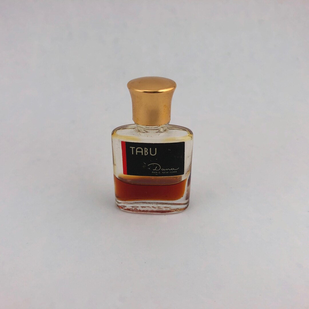 Vintage Tabu Cologne, Tabu, Dana, Miniature Tabu Bottle, Small Bottle ...