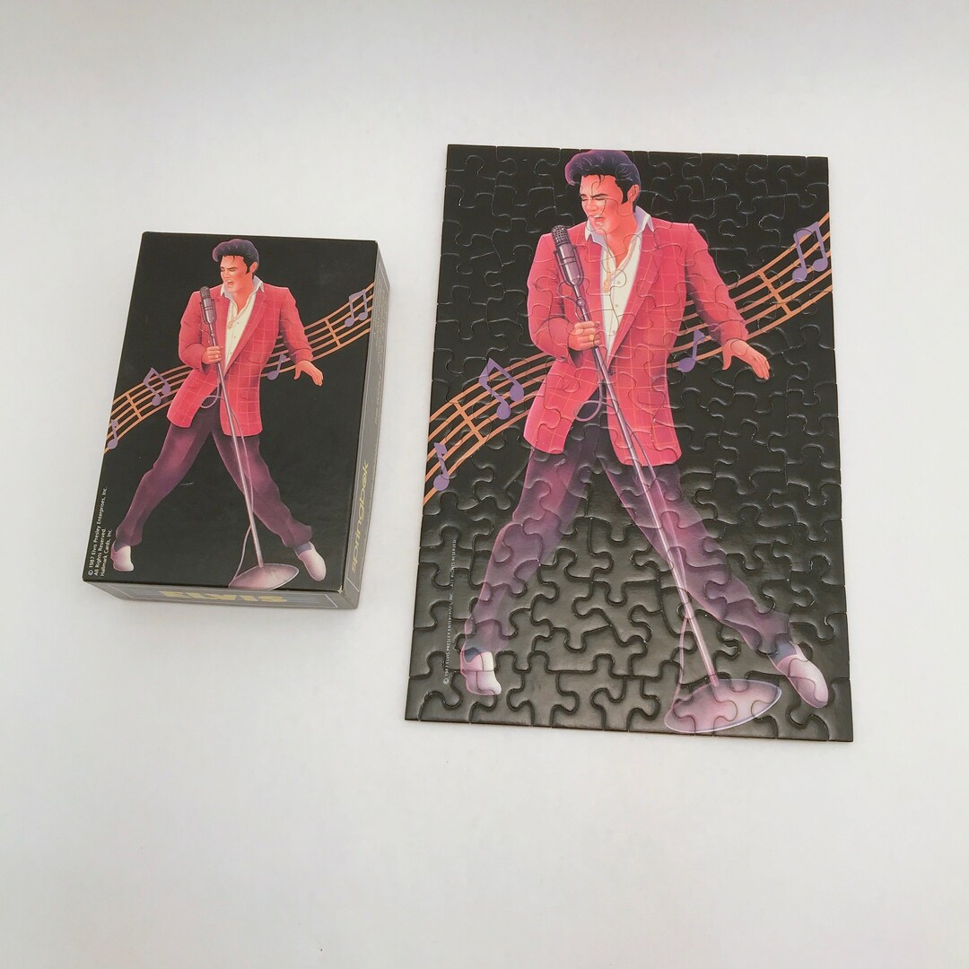 Vintage Springbok Elvis Puzzle, 1987, Small Elvis Jigsaw Puzzle - Etsy