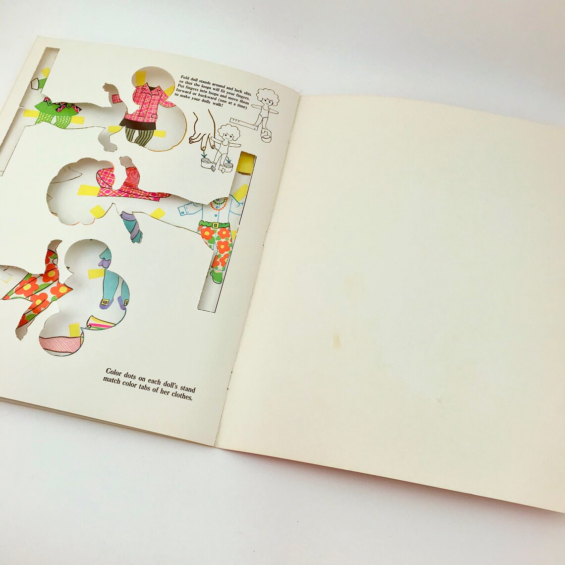 Vintage Whitman Finger Ding Paper Dolls 1971 Remco - Etsy