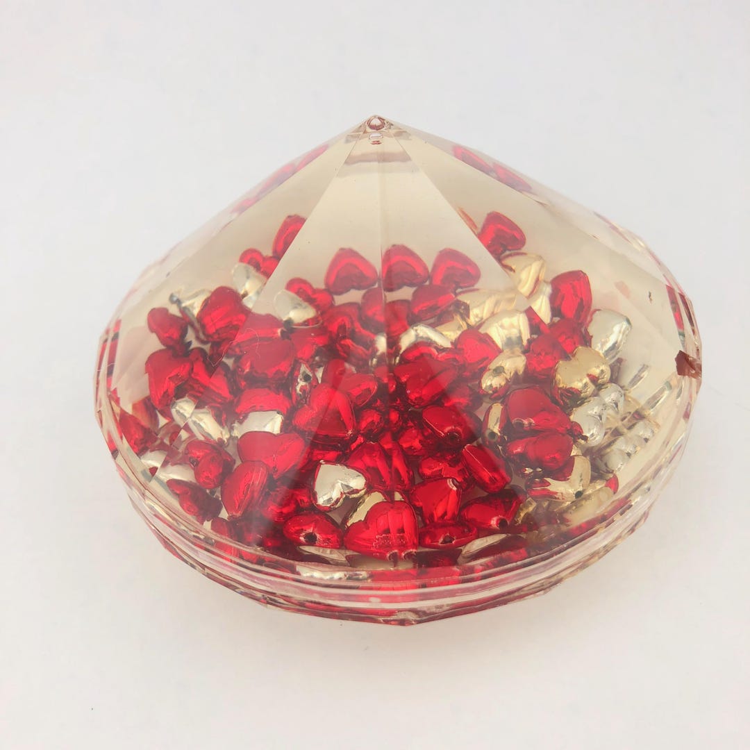 Vintage Large Jewel Paperweight, Liquid Bauble Paperweight, Liquid ...