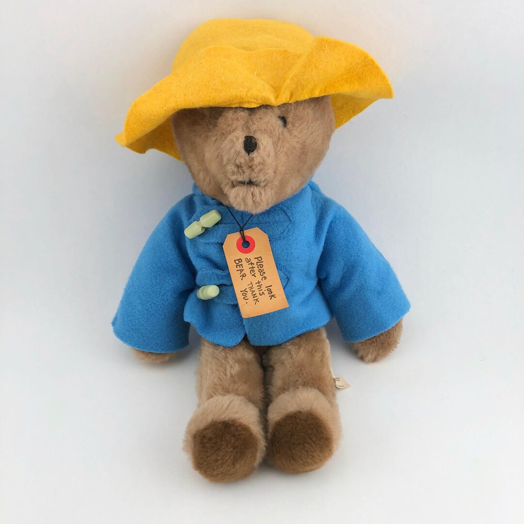 Vintage Eden Paddington Bear, Plush Paddington Bear, Stuffed Bear, Eden Toys, Made in Haiti ...