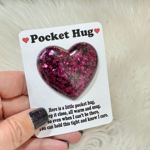 Pocket Hug, Package Gift, Party Favor, Basket Stuffer, Heart Hug ...