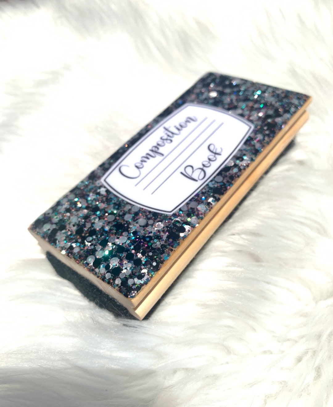 Composition Book Glitter Eraser | Teacher Gift | White Board, Black ...