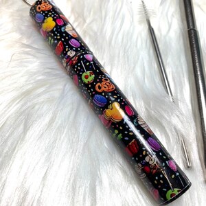 Black Disney Snacks Collapsible Straw | Travel Straw | Straw Keychain ...