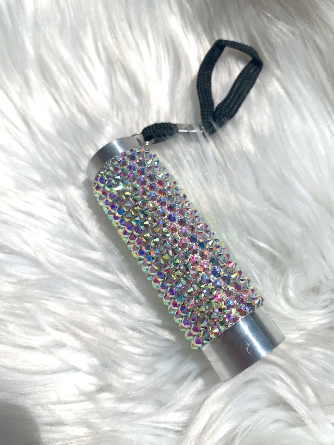 Rhinestone Flashlight Small Flashlight Crystal Flashlight - Etsy