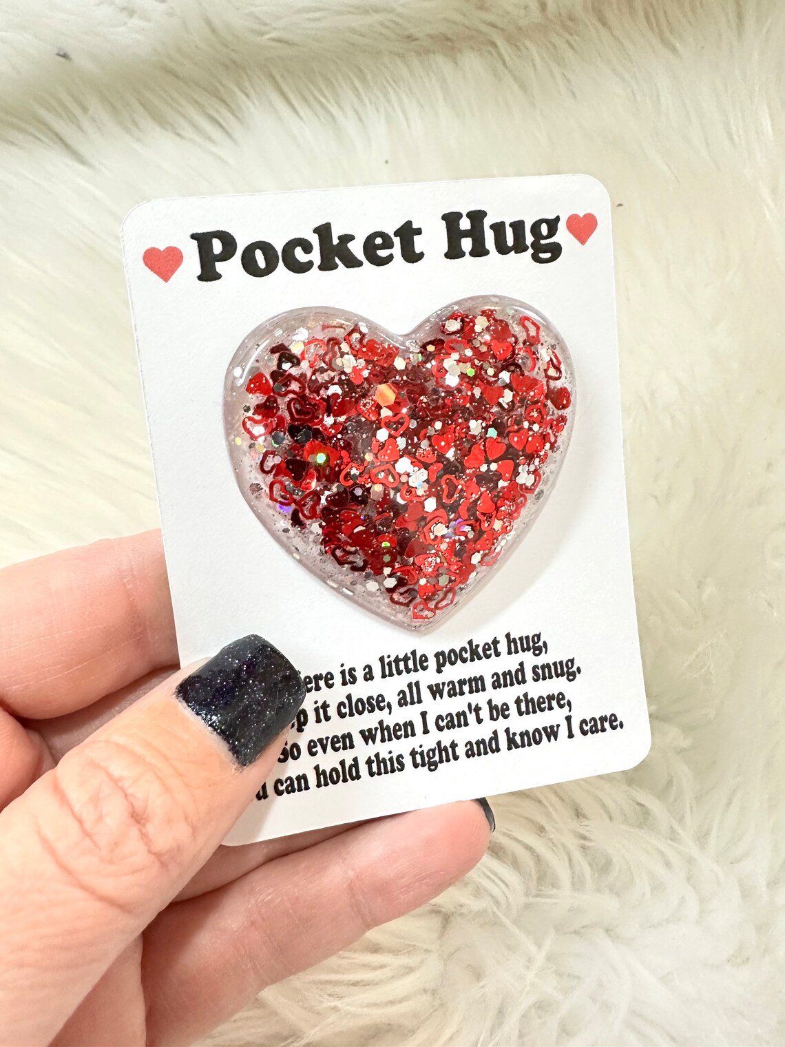 Pocket Hug, Package Gift, Party Favor, Basket Stuffer, Heart Hug ...