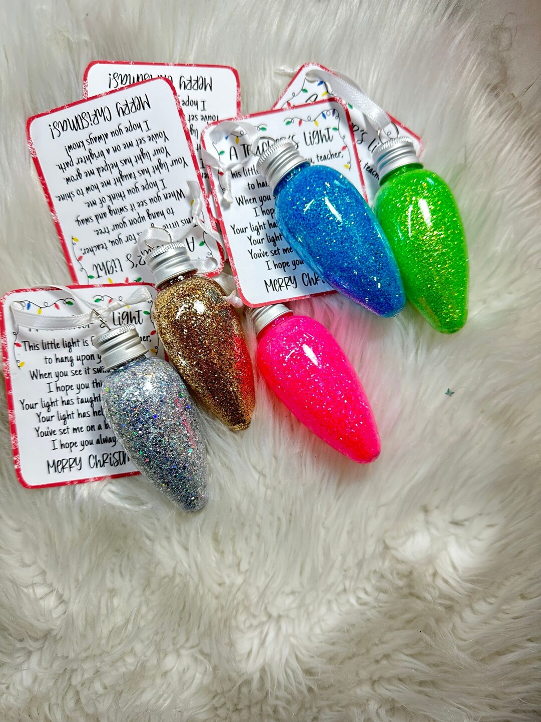 A Teacher’s Light Ornament | Teacher Gift With Gift Bag | Stocking ...