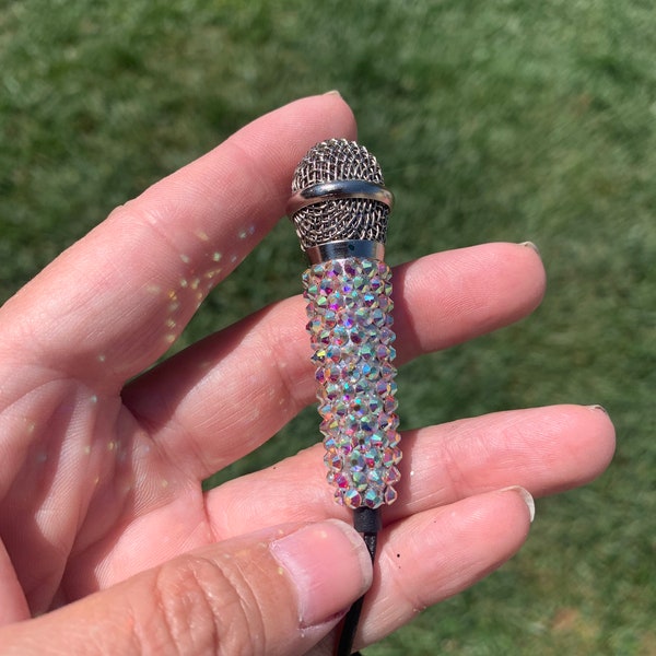 Bling Microphone - Etsy