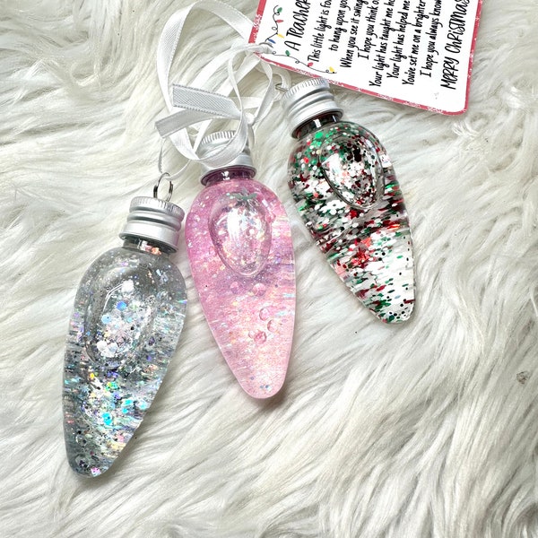 Light Bulb Ornament - Etsy