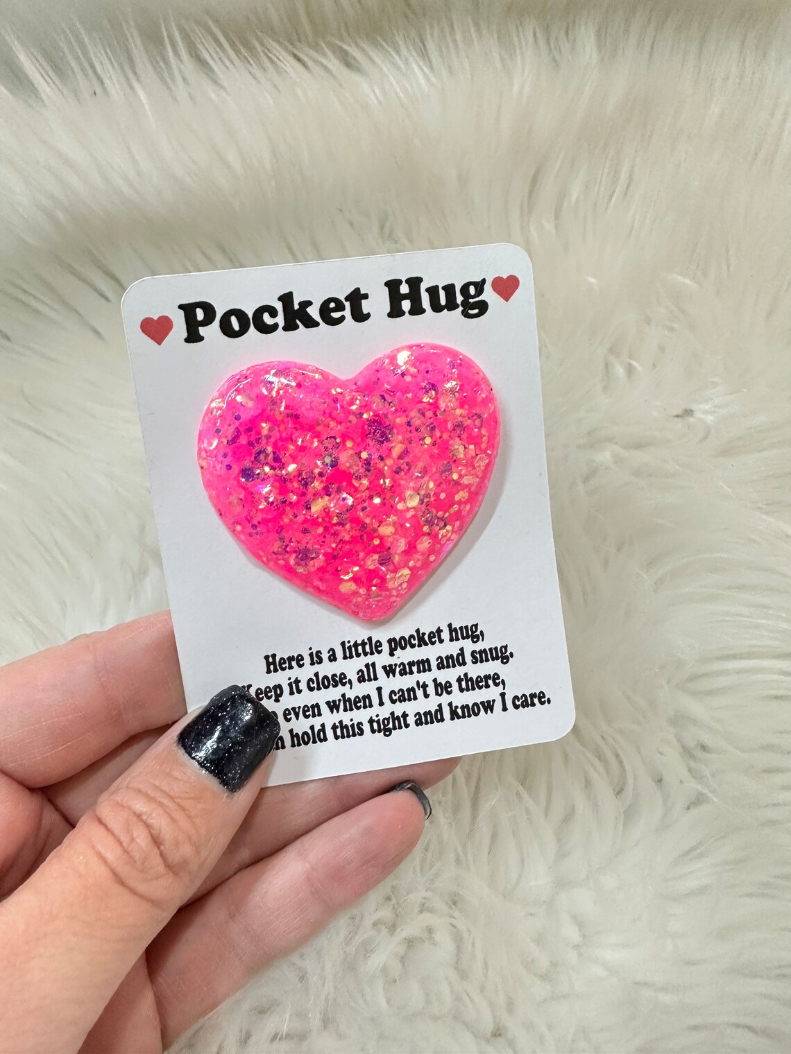 Pocket Hug, Package Gift, Party Favor, Basket Stuffer, Heart Hug ...
