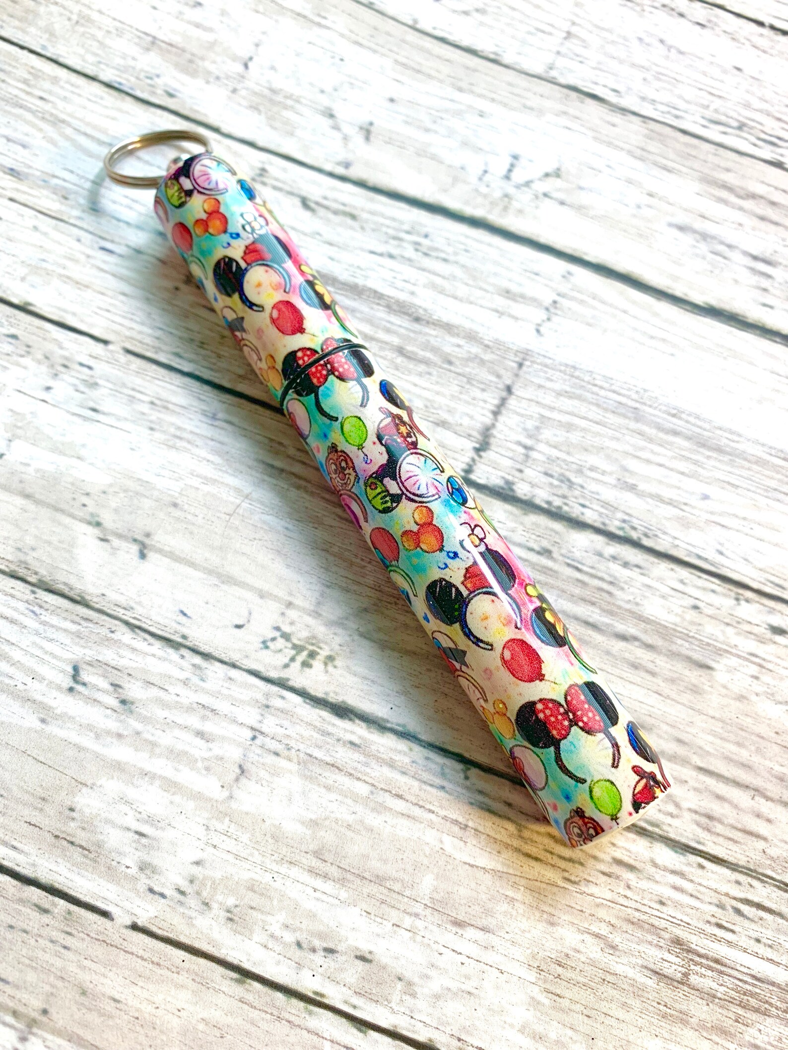 Disney Ears Collapsible Straw Travel Straw Straw Keychain - Etsy