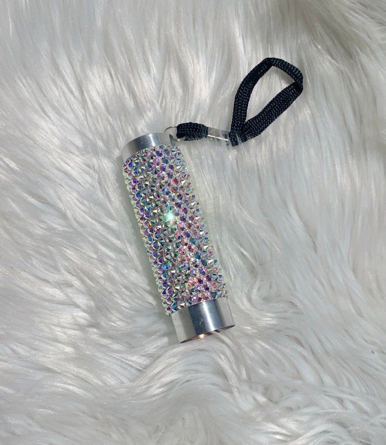 Rhinestone Flashlight Small Flashlight Crystal Flashlight - Etsy