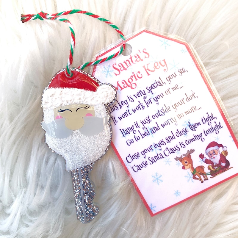 Santa Key - Etsy