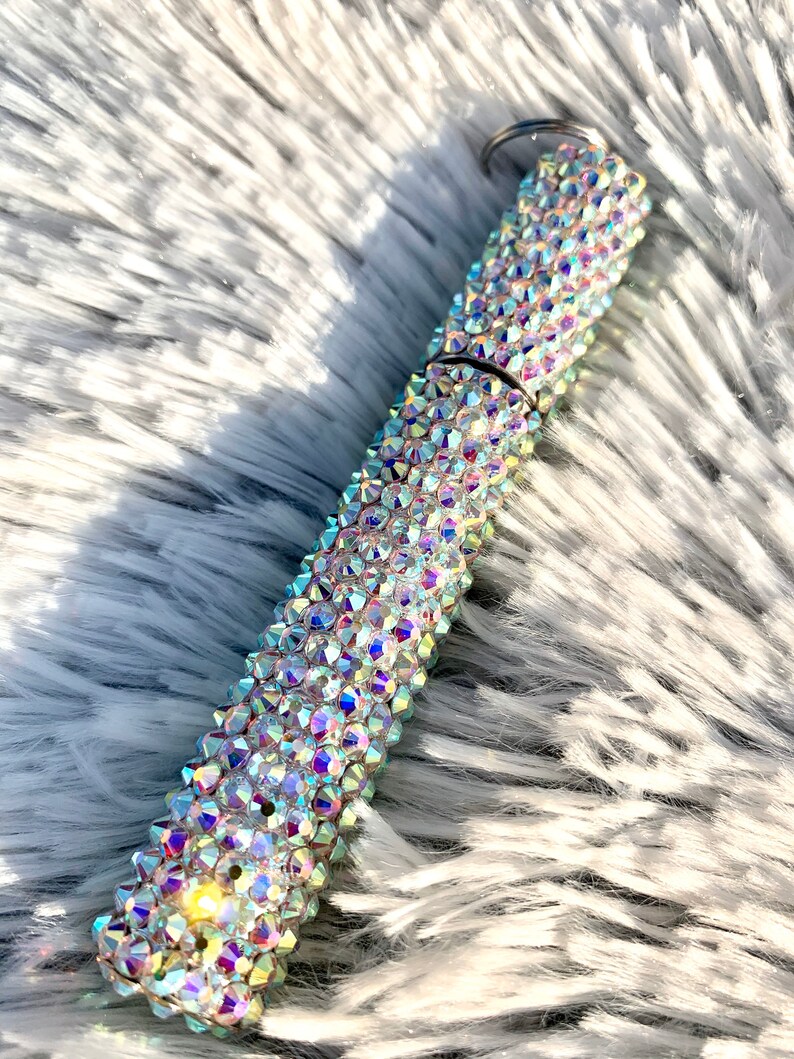 Crystal Collapsible Straw Travel Straw Straw Keychain - Etsy