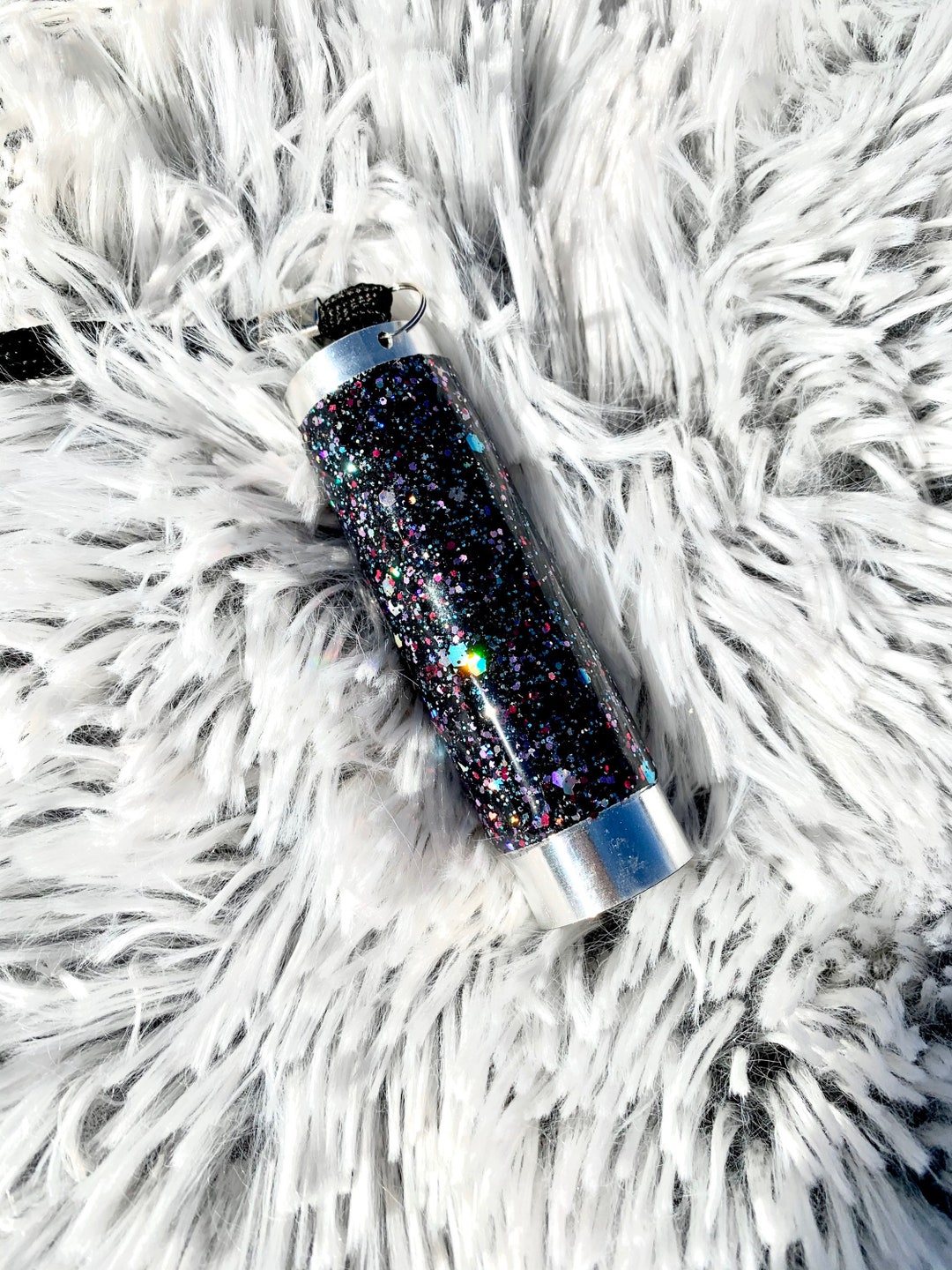 Black Glitter Flashlight | Milticolor Glitter | Travel Flashlight - Etsy