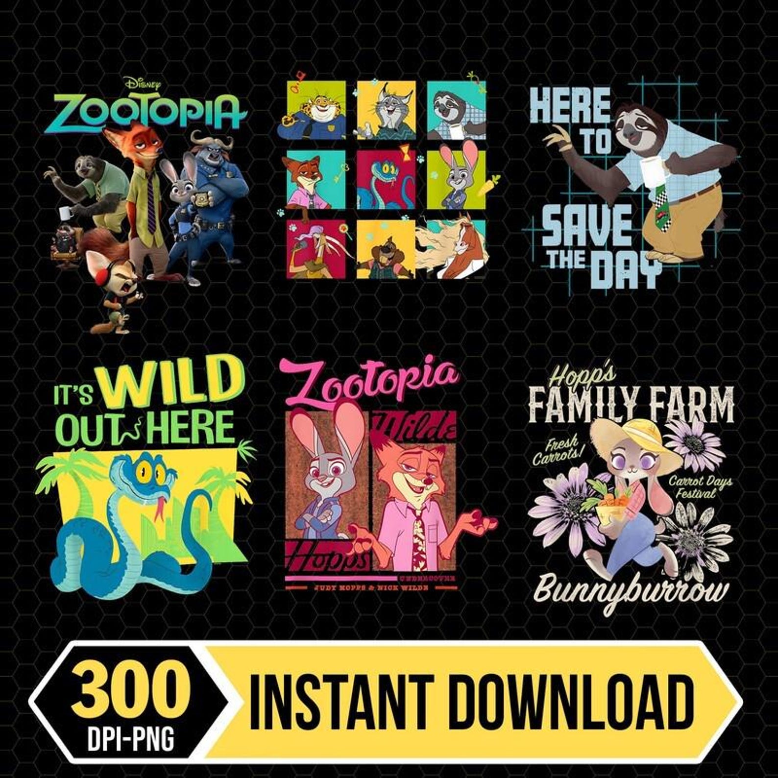 19+ Designs Zootopia PNG Bundle, Disneyland Cartoon Characters Png ...