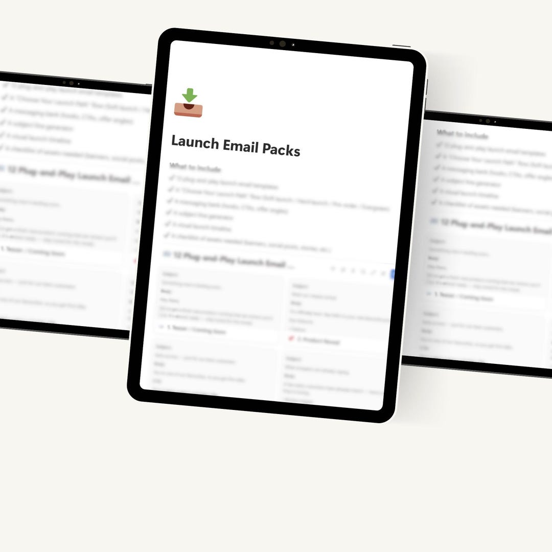 Digital Marketing Product Launch Emails Template | Messaging Bank ...