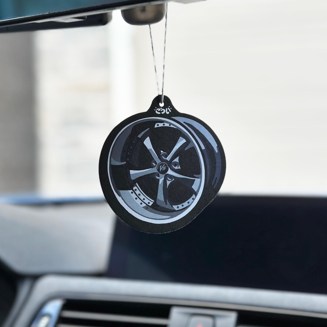JDM Work VSKF Wheel Air Freshener - Car Enthusiast Gift, Decor, Charm ...