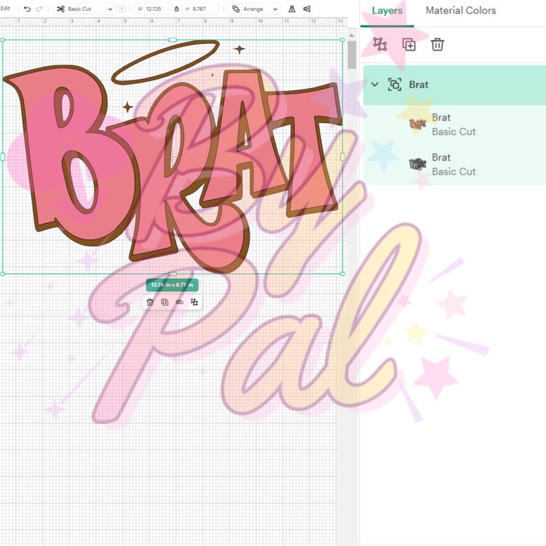 Brat PNG AND SVG Files (digital Download) - Etsy