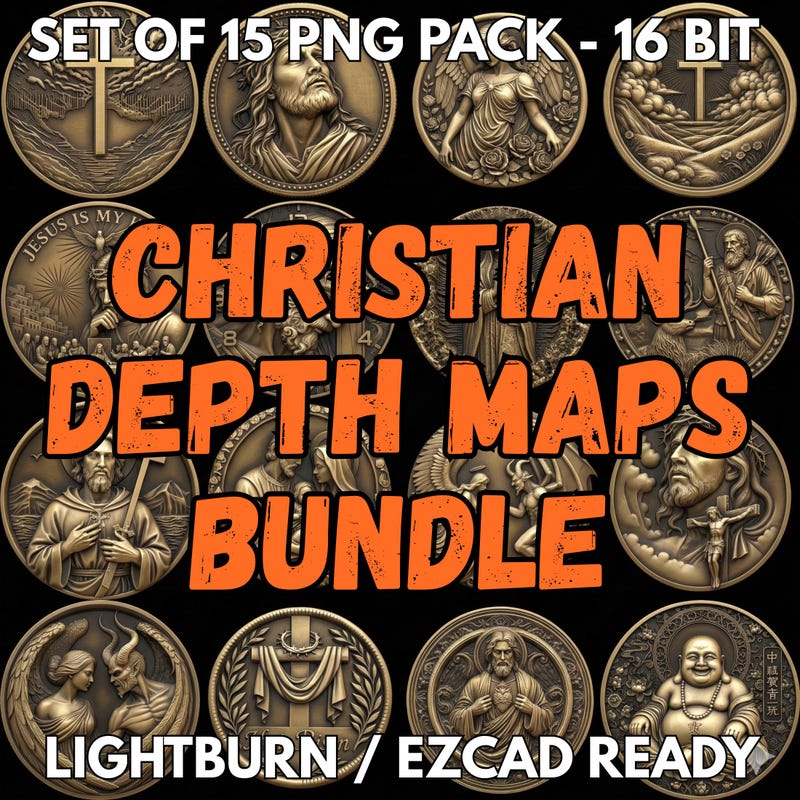 Easter Depth Map Coin - Etsy
